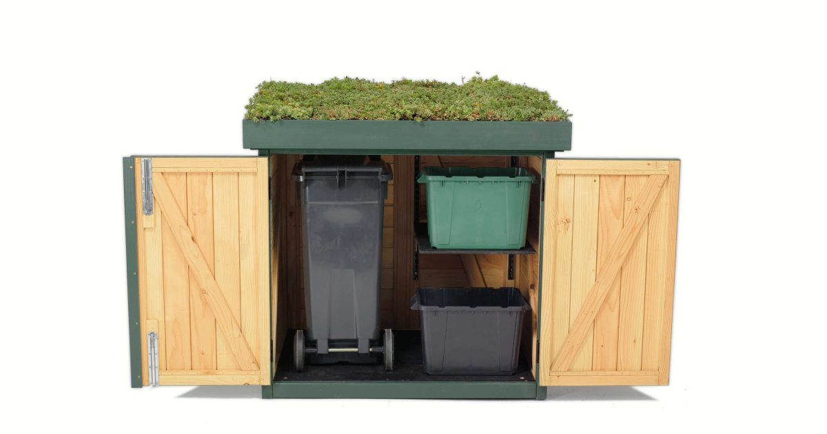 Bin Stores - Wheelie Bin & Recycling Storage | The Bike Shed Company