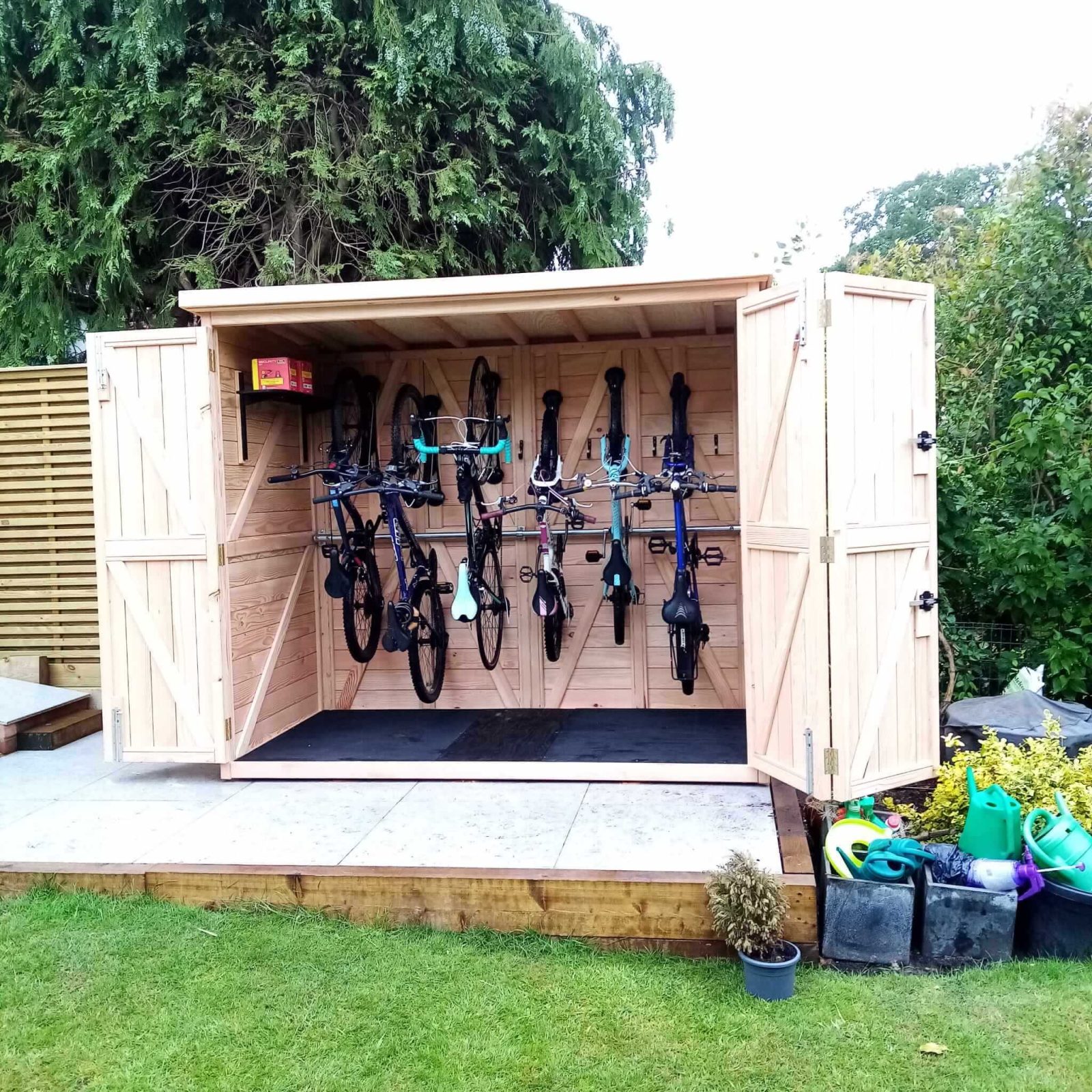 V-Shed | Vertical Bike Storage Shed - The Bike Shed Company