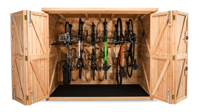 V-Shed | Vertical Bike Storage Shed - The Bike Shed Company